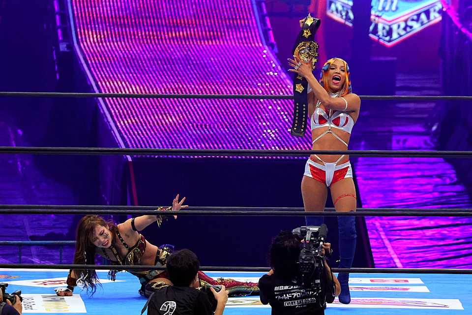 1/4【新日本】KAIRIがたむ速攻撃破でIWGP女子V1 元WWEサーシャ・バンクス改めメルセデス…|プロレス格闘技DX